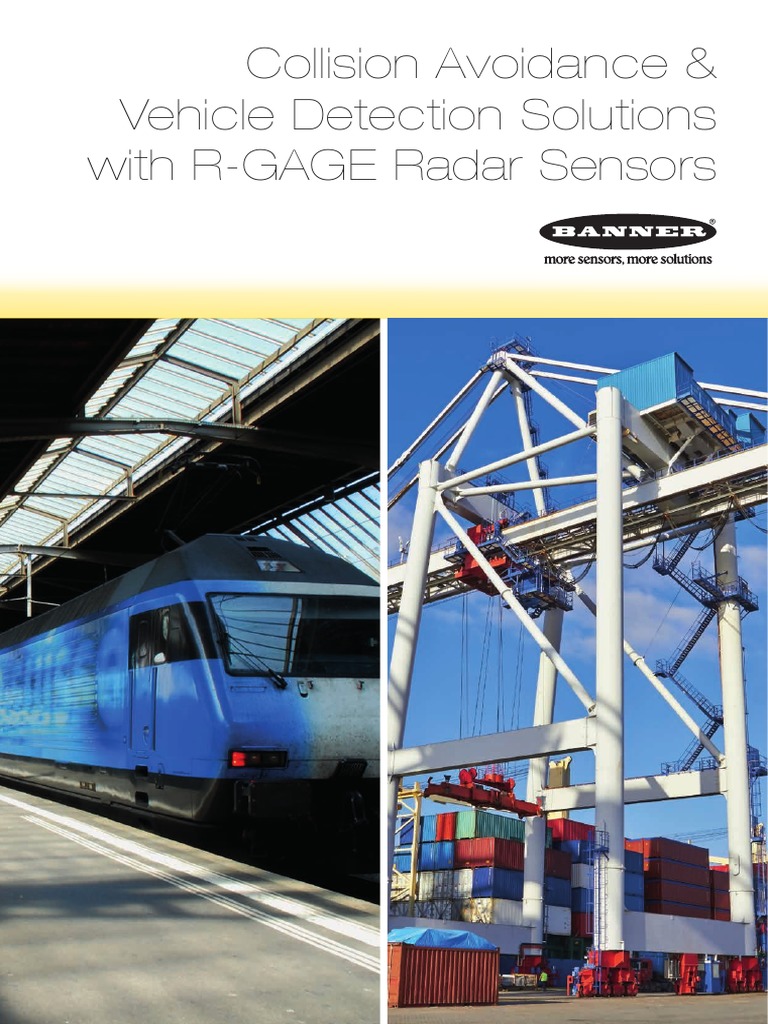 BANNER R-GAGE Radar Sensors | PDF | Radar | Bipolar Junction Transistor