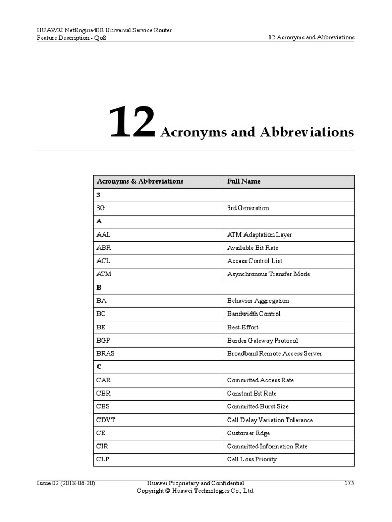 01-12 Acronyms and Abbreviations | PDF | Multiprotocol Label Switching ...