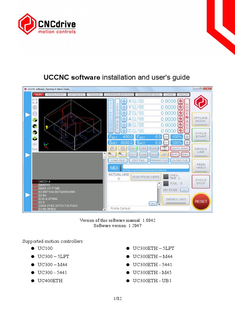 UCCNC Software Installation and User's Guide | PDF | Installation ...