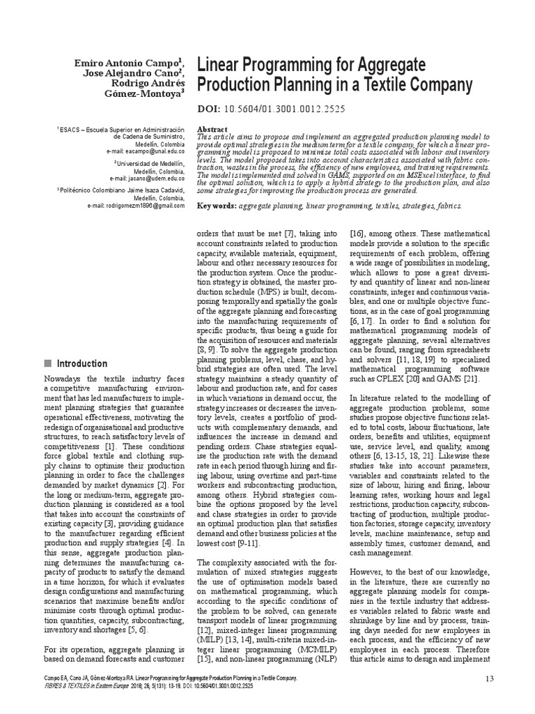 01-2018-5-13 - P Linear Programming For Aggregate Production Planning ...