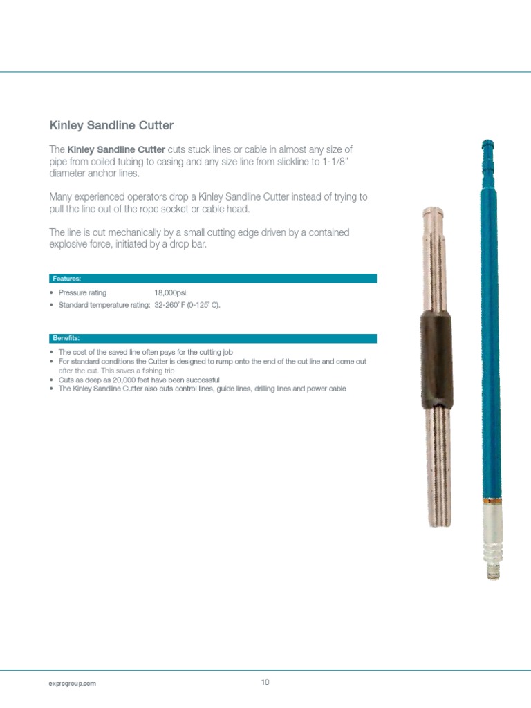 Sandline Cutter PDF | PDF