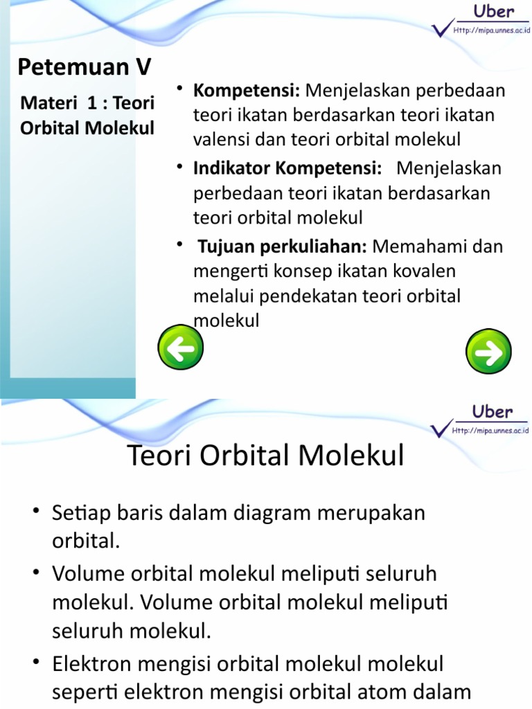 Teori Orbital Molekul 6 Pdf Molecular Orbital Interaction
