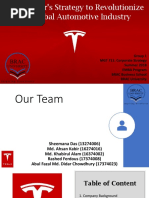 Tesla Motors Balanced Scorecard | PDF | Performance Indicator | Employment