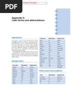 Latin Medical Abbreviations Guide | PDF | Saline (Medicine) | Pharmacology