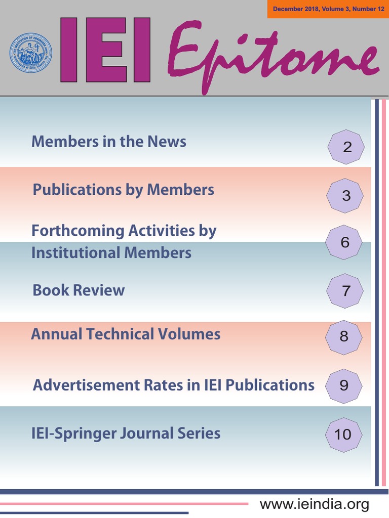 Epitome December 2018 | PDF | Technical Drawing | Drawing