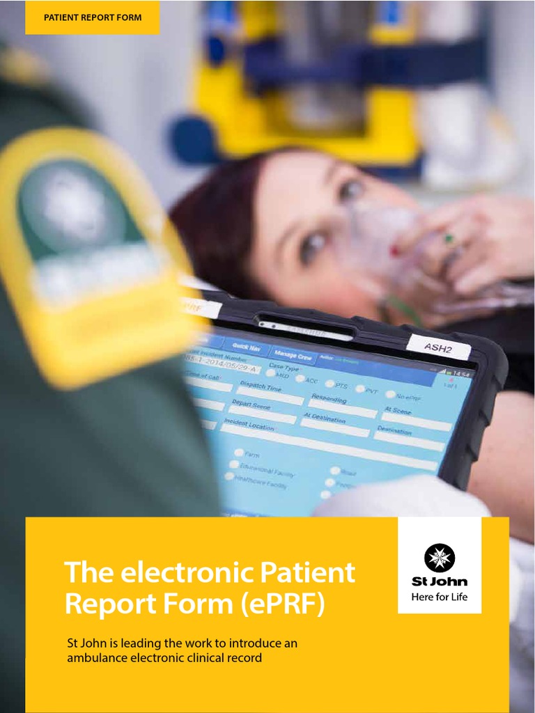 Electronic Patient Report Form | PDF | Patient | Ambulance