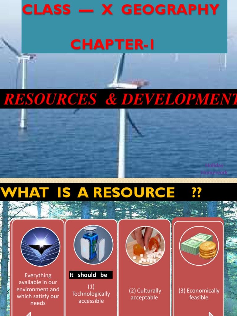 Geo.-1 - Resource & Development | PDF | Resource | Soil