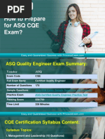 Asq Cqe Dubai Uae 2019 | PDF | Reliability Engineering | System