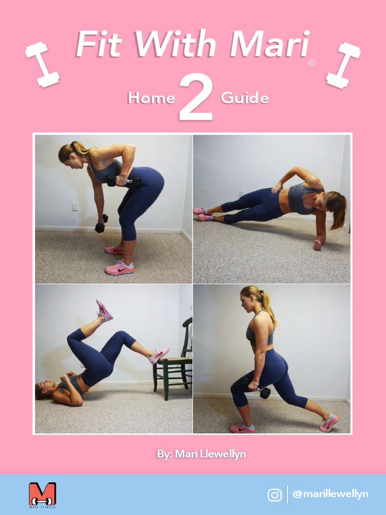 Fit With Mari Home Guide 2 PDF | PDF | Weight Training | Physical Fitness