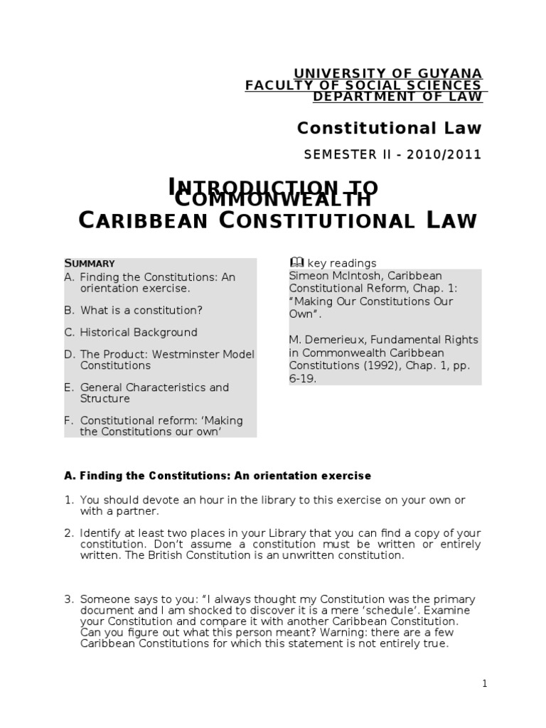 Consti Introduction 10 - INTRO | PDF | Heads Of State | Constitution