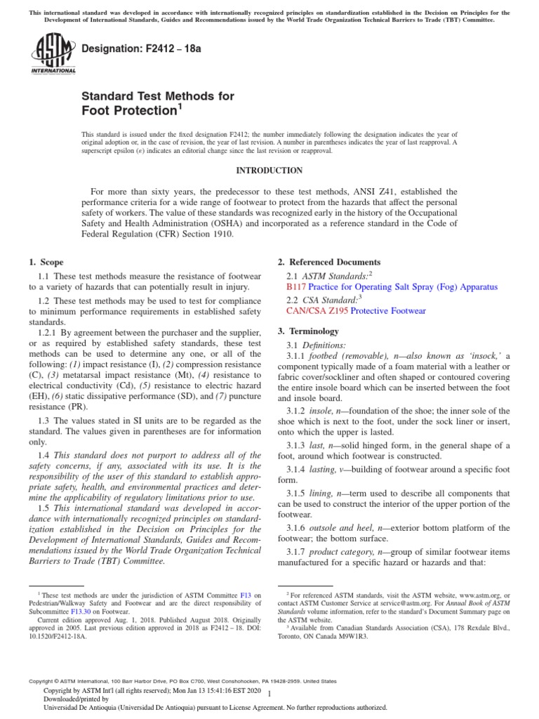 Astm F2412 PDF | PDF | Voltage | Electromagnetism