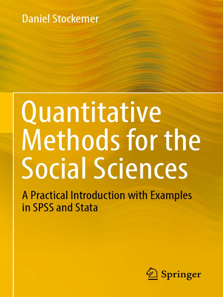 Quantitative Methods For The Social Sciences PDF | Download Free PDF ...
