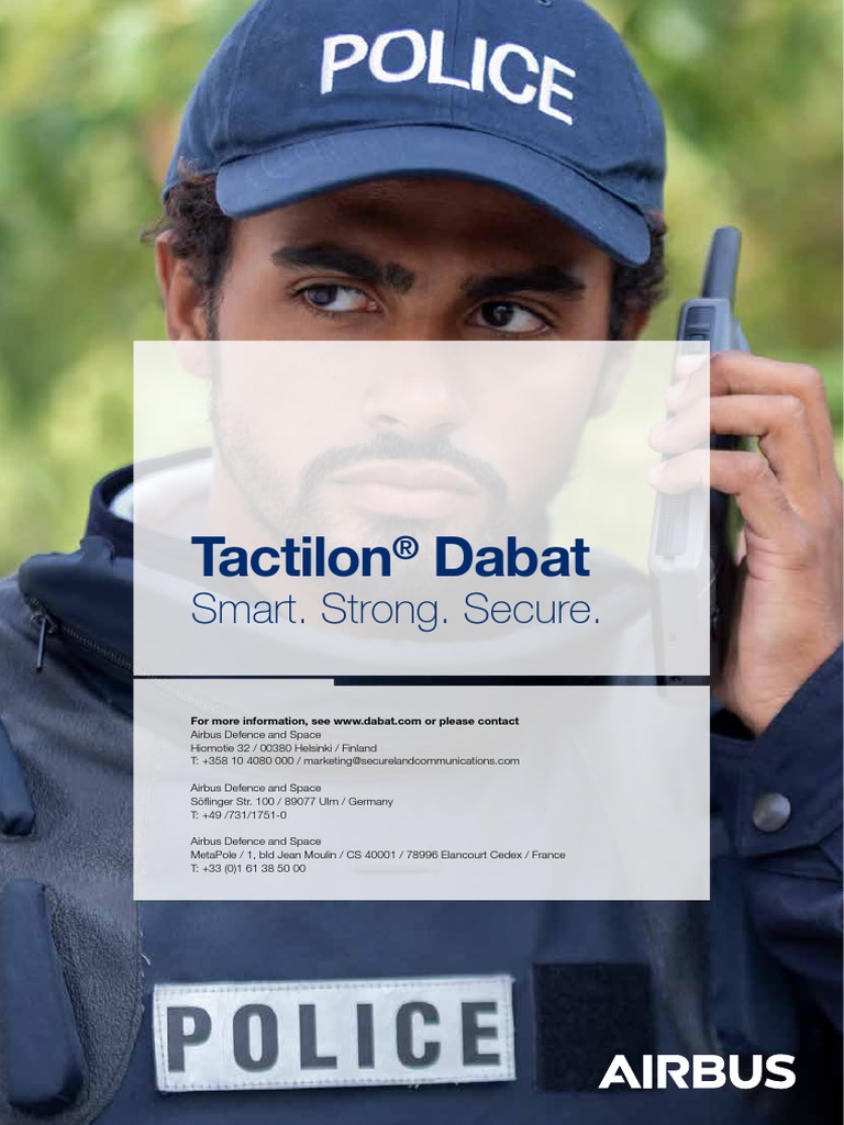 Tactilon Dabat: Smart. Strong. Secure | PDF | Lte (Telecommunication ...
