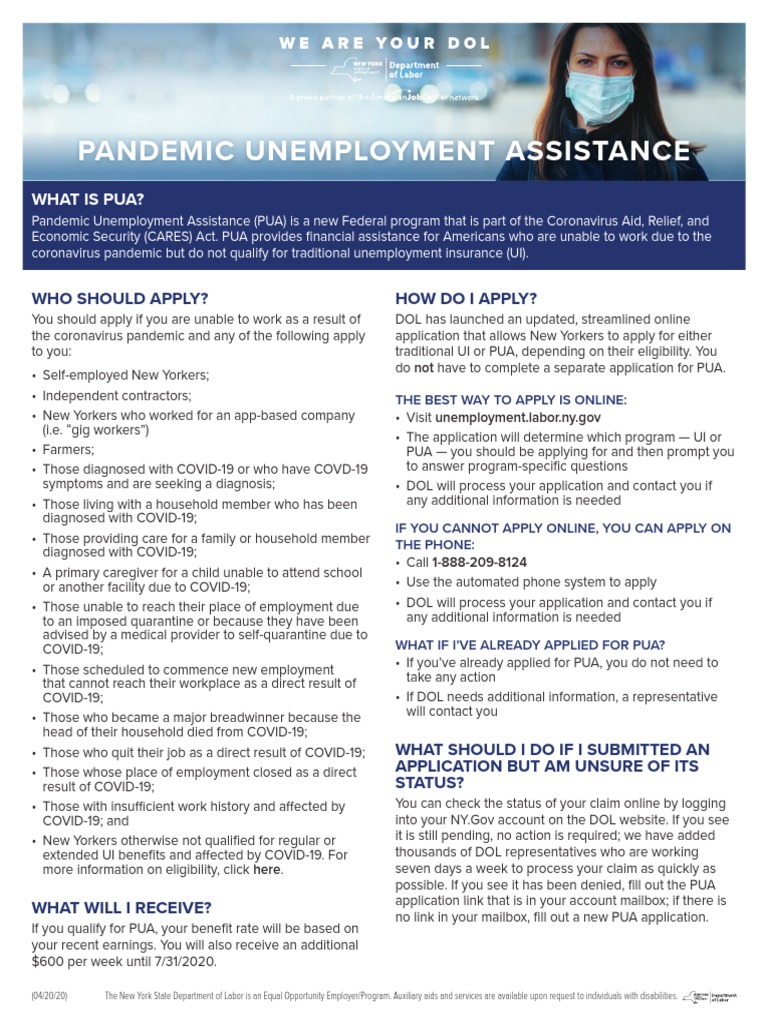 Pandemic Unemployment Assistance: What Is Pua? | Download Free PDF ...