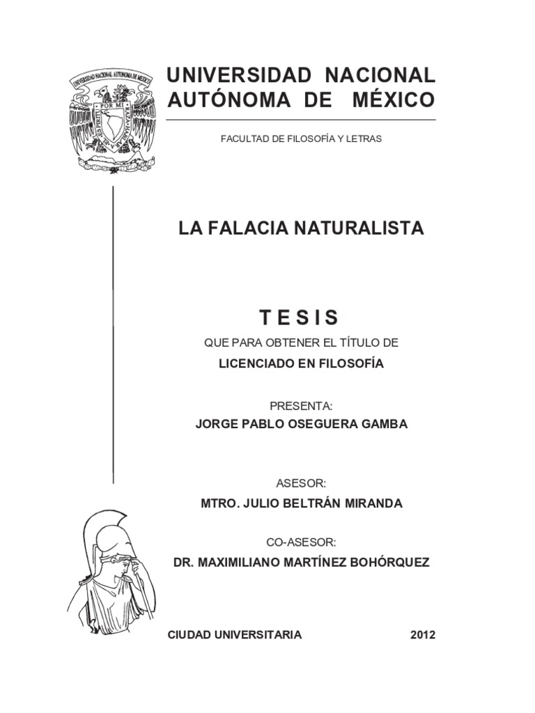 La Falacia Naturalista PDF | PDF | Falacia | David Hume