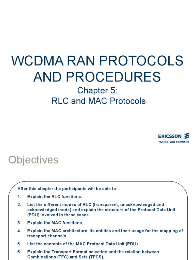 05 - RLC and MAC Protocols | PDF | Transmission Control Protocol | Error Detection And Correction