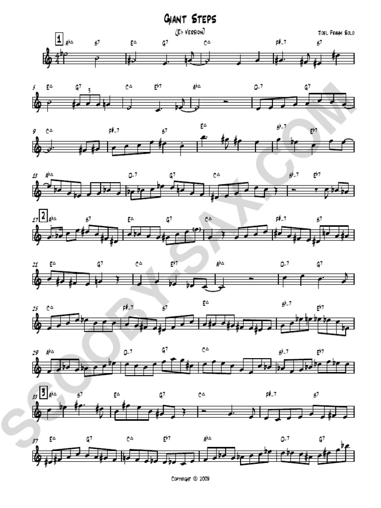 Giant Steps Eb | PDF