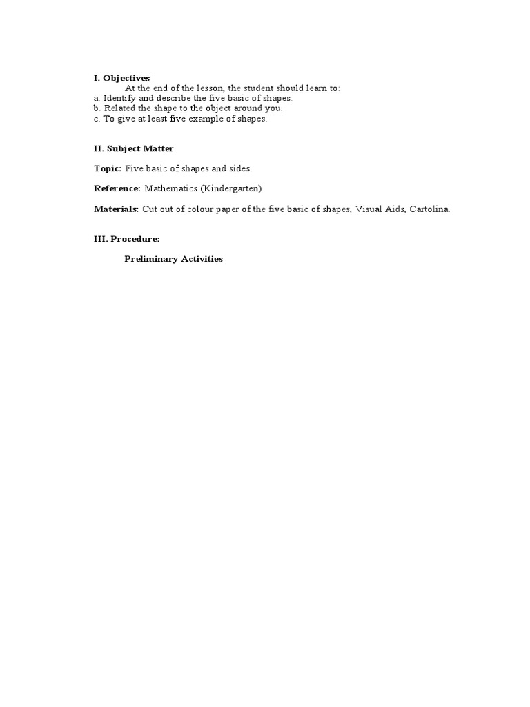 Lesson Plan Spec 6.1 | PDF | Career & Growth | Self-Improvement