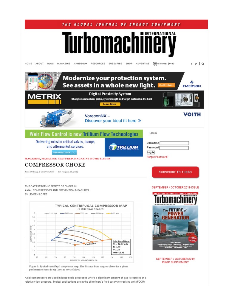 COMPRESSOR CHOKE - Turbomachinery Magazine1 | PDF | Chemical Equipment ...