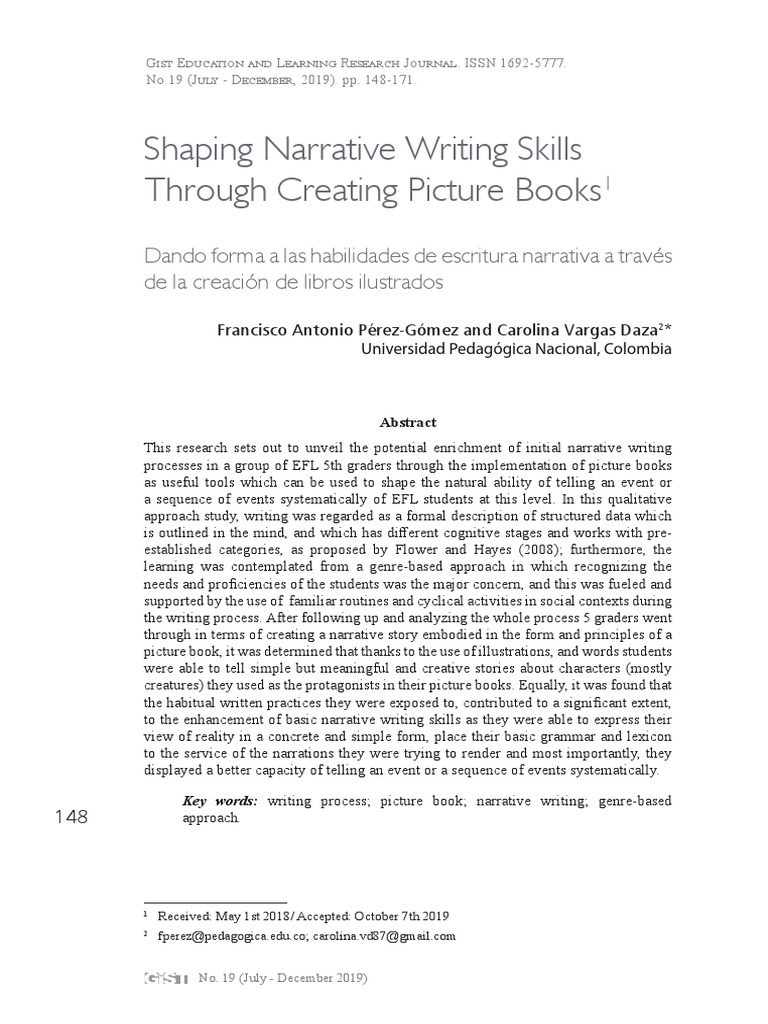 Shaping Narrative Writing Skills Through Creating Picture Books | PDF ...