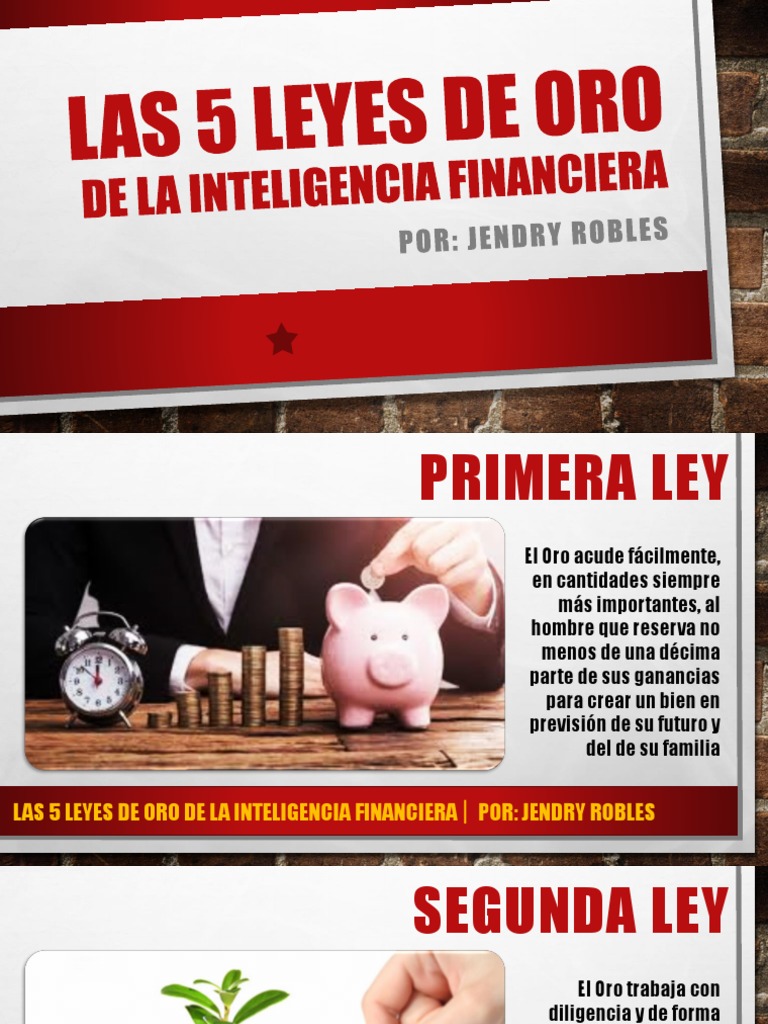 Las 5 Leyes de Oro - Jendry Robles | PDF | Economias | Business