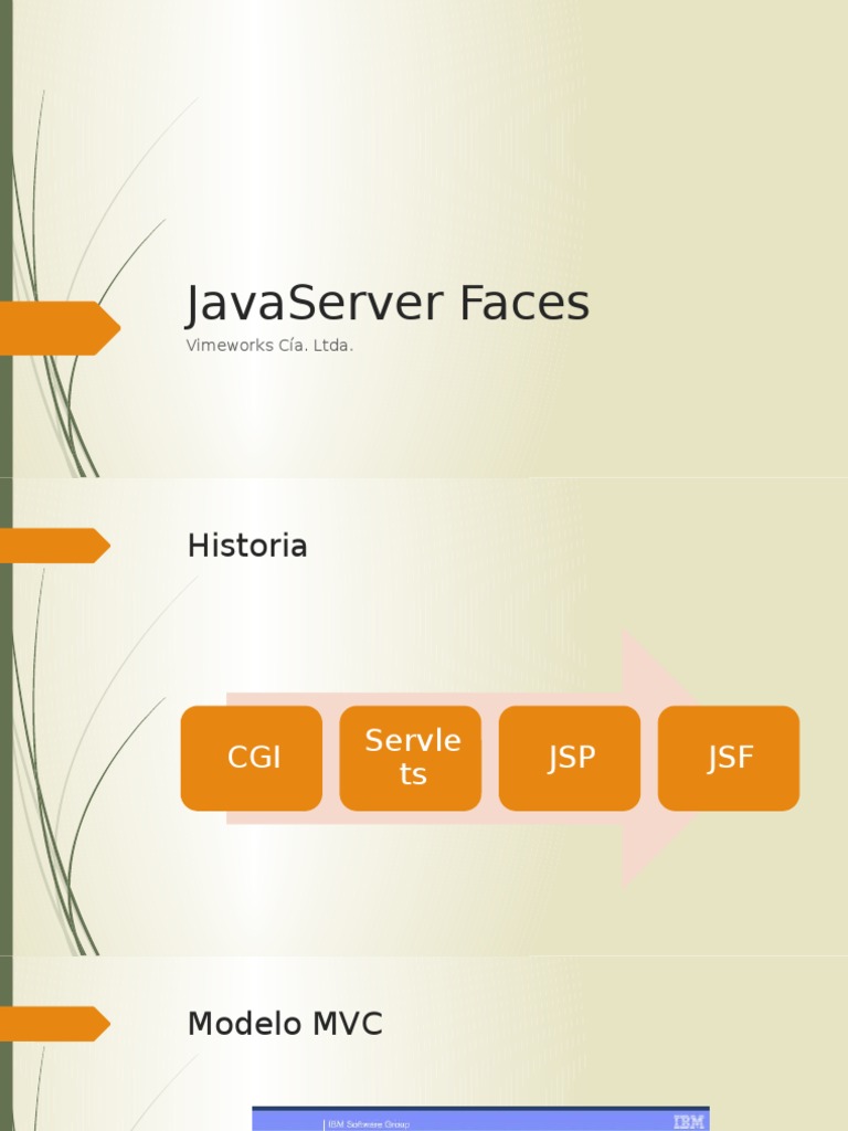 JavaServer Faces | PDF | Páginas del servidor Java | Modelo – Vista ...