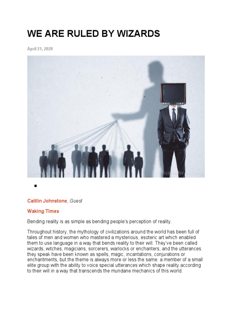 We Are Rule by Wizards | PDF | Magician (Fantasy)