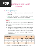 Contoh Soal Uji Chi Square | PDF