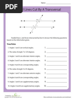 Hinge Theorem Worksheet 5.6 | PDF | Teaching Mathematics | Mathematical ...