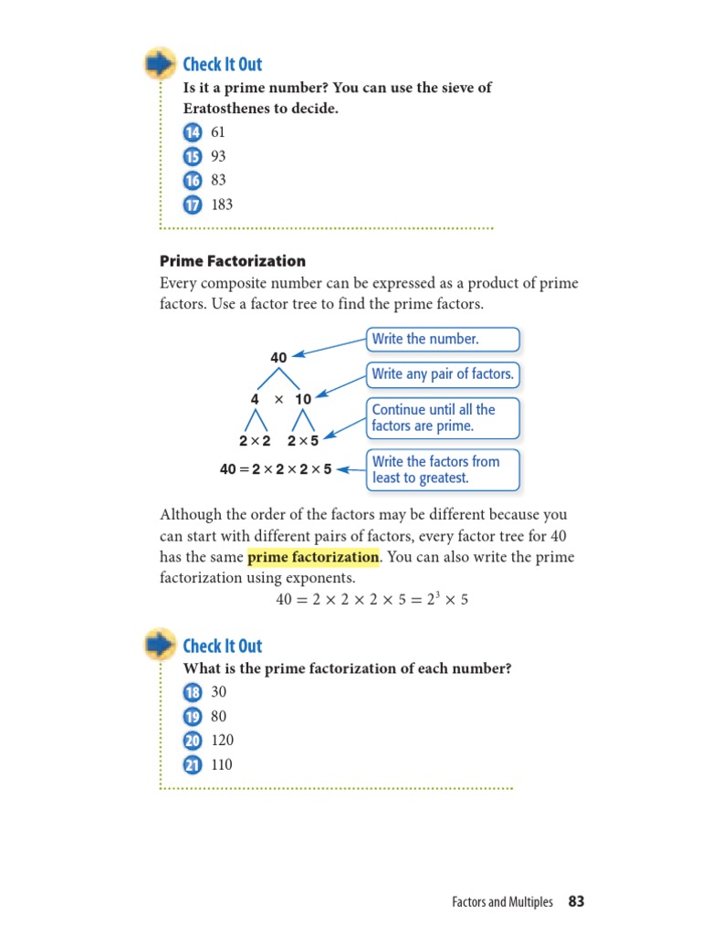 Prime Factorization | PDF