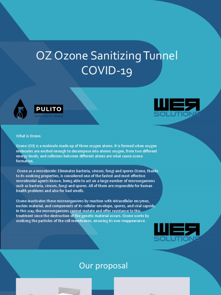 OZ Ozone Sanitizing Tunnel COVID-19 | PDF | Ozone | Virus