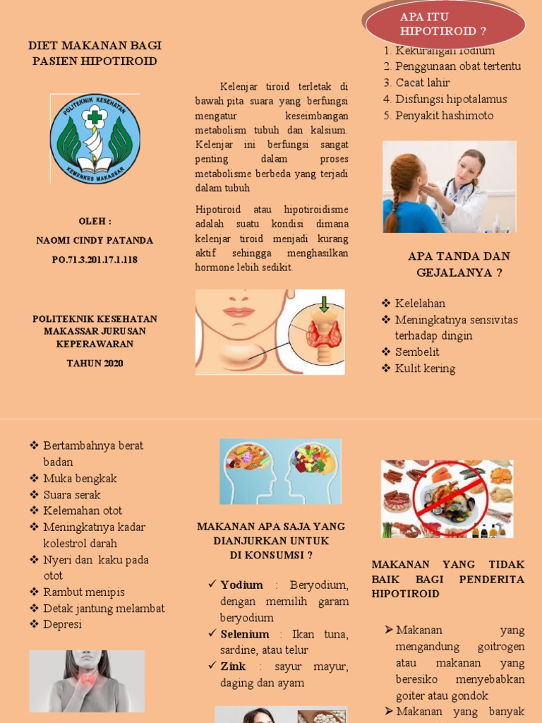 Leaflet Hipotiroid (Naomi Cindy P) | PDF