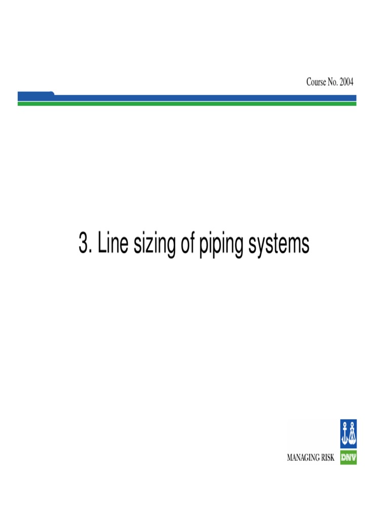 Line Sizing For Systems PDF | PDF | Fluid Dynamics | Pipe (Fluid ...