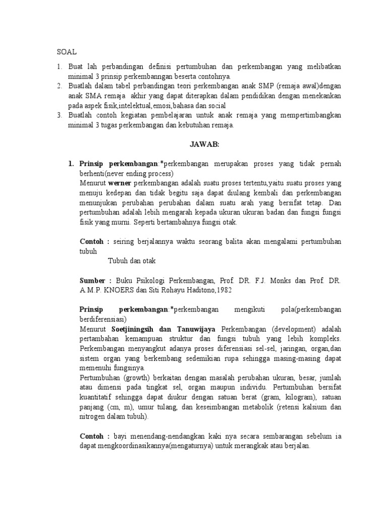 Soal Uts PPD Semester 1 | PDF