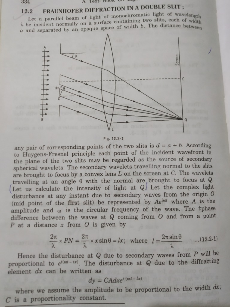 Fraunhofer Double Slit PDF | PDF