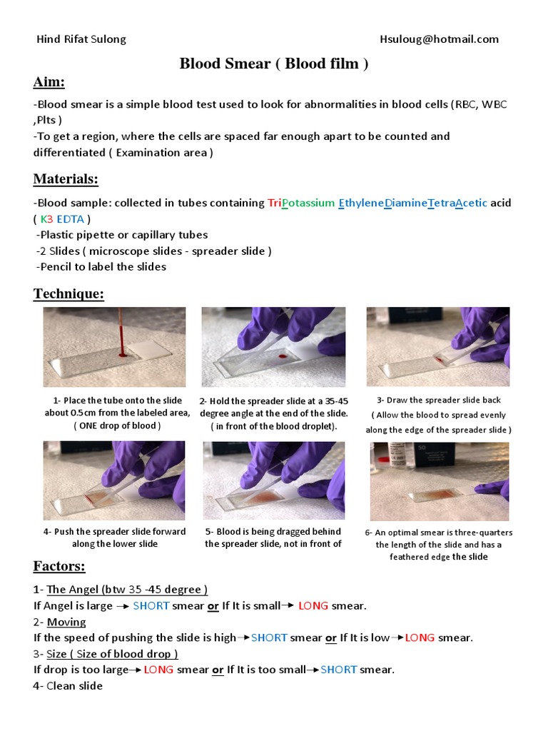Blood Smear | PDF
