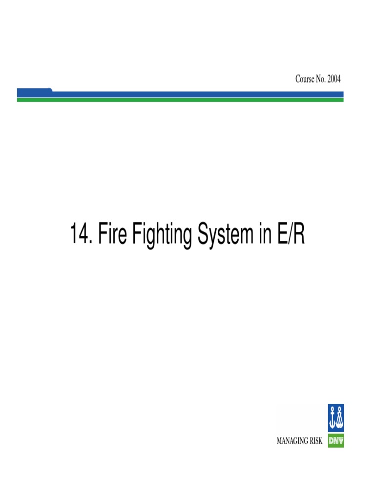 Engine Room Fire Fighting Systems Guide | PDF | Firefighting | Fires