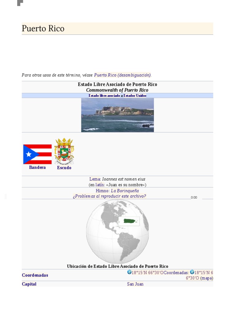 Puerto Rico | PDF | Puerto Rico | Gobierno