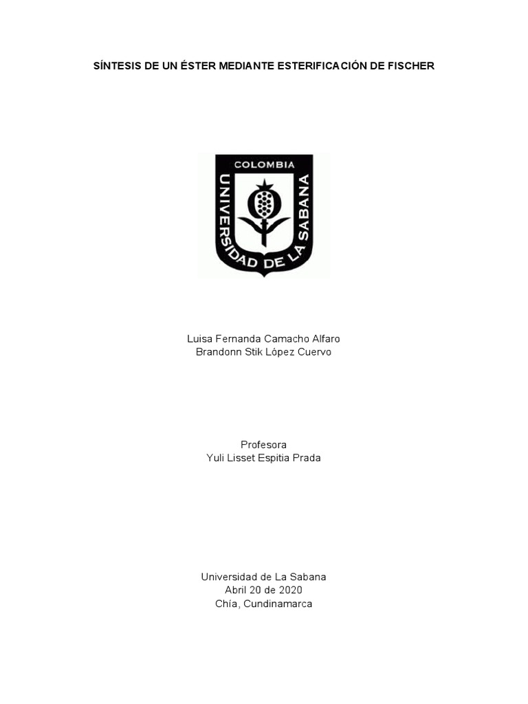 Síntesis de Octanoato de Etilo | PDF | Química Física | Compuestos químicos
