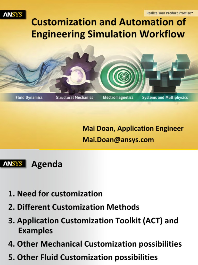 Customization and Automation of Simulation Workflow PDF | PDF ...