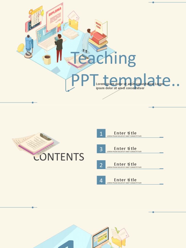 Teaching PPT Template..: Lorem Ipsum Dolor Sit Amet Consectetuer Lorem ...