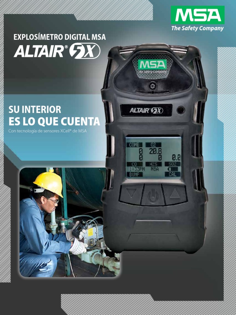 Explosimetro Altair 5 X | PDF | Gas natural | Combustión