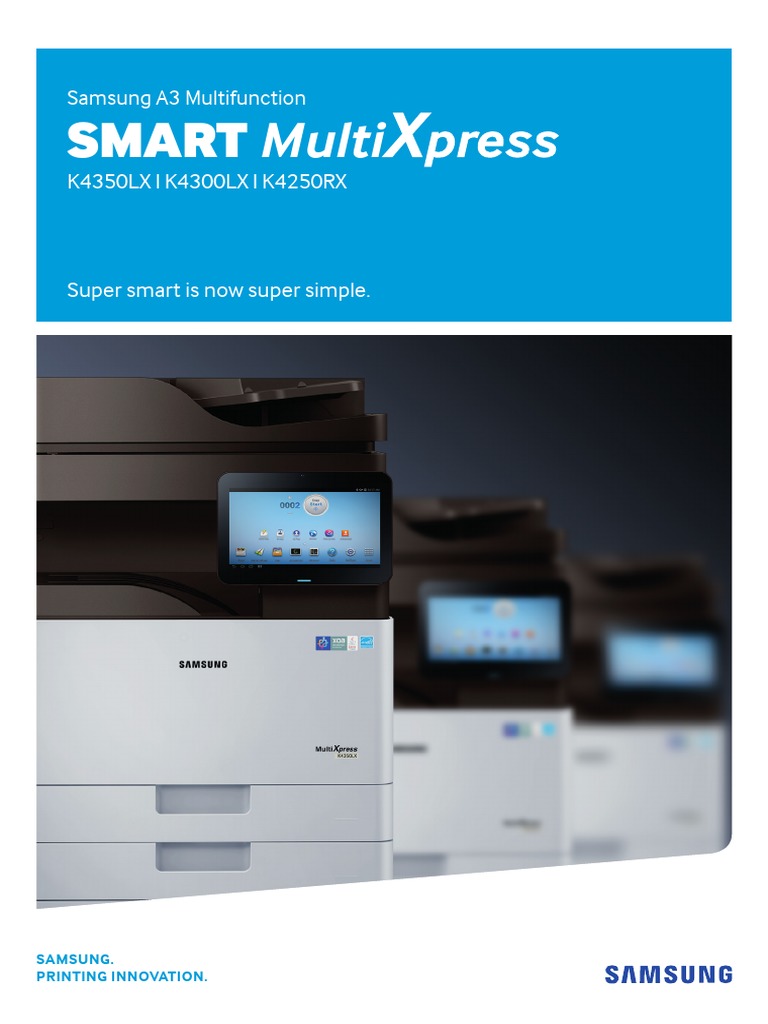 Samsung Smart MultiXpress K2200/K2200ND | PDF | Printer (Computing) | Linux