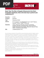 Normal Values Ultrasound - Paediatrics | PDF