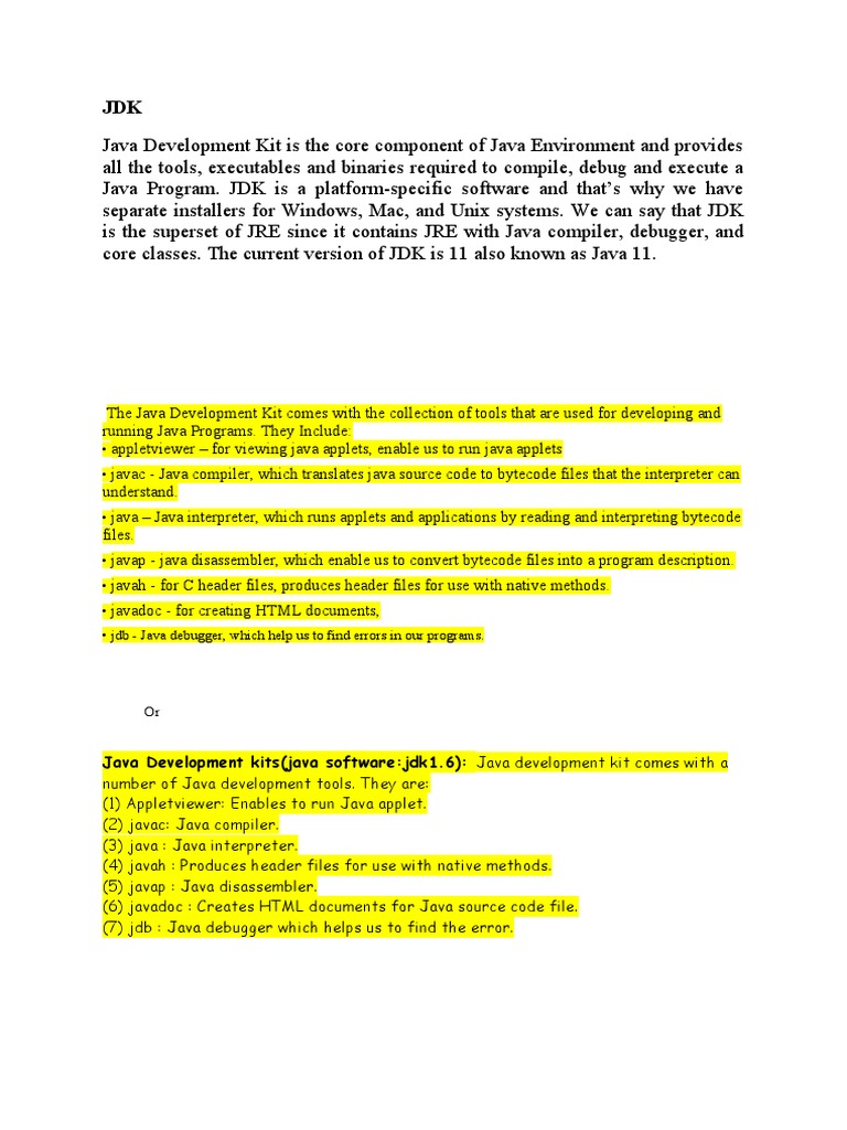 JDB - Java Debugger, Which Help Us To Find Errors in Our Programs ...