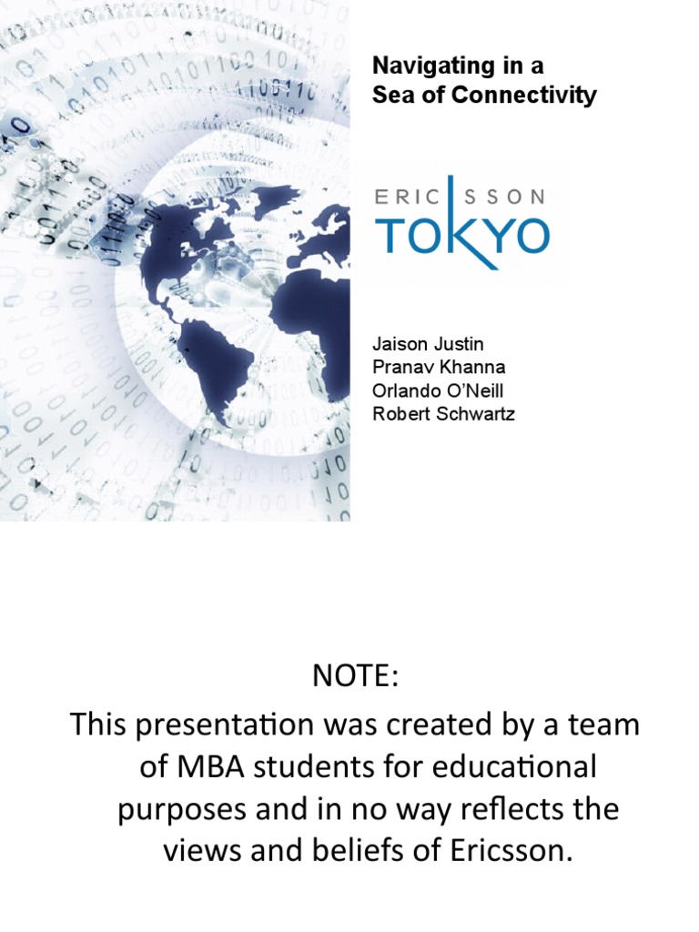 Navigating in A Sea of Connectivity: Jaison Justin Pranav Khanna Orlando O'Neill Robert Schwartz ...