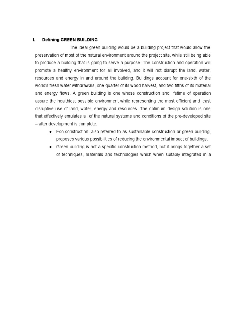 Green Building Research Paper | PDF | Green Building | Natural Environment