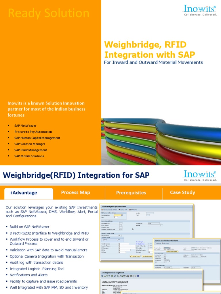 Weighbridge Solution | PDF | Radio Frequency Identification | Sap Se