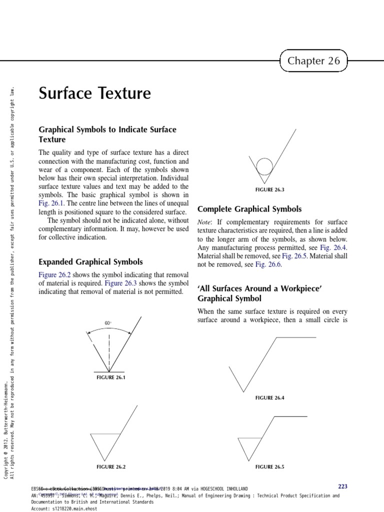 Chapter 26 - Surface Texture | PDF | Engineering