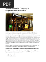 Starbucks Matrix Organizational Structure | PDF | Starbucks ...